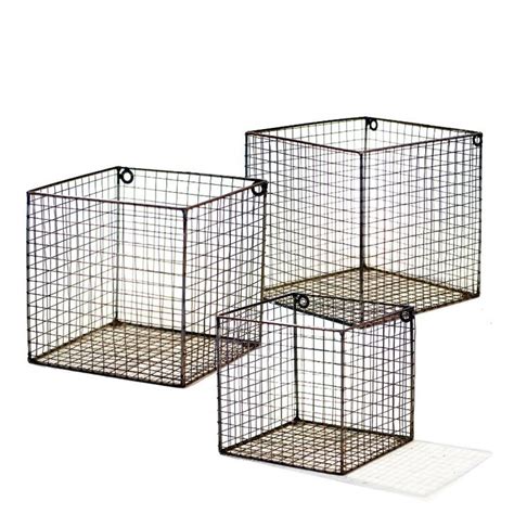 6 Inch Metal Wall Basket Rc Willey Metal Wall Basket Baskets On