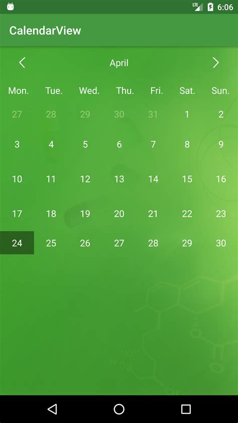 Calendarview Codekk Androidopen Source Website