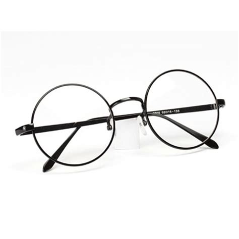 Sexy Nerd Metal Frame Round Glasses Clear Lens Best Crossdress Tgirl Store
