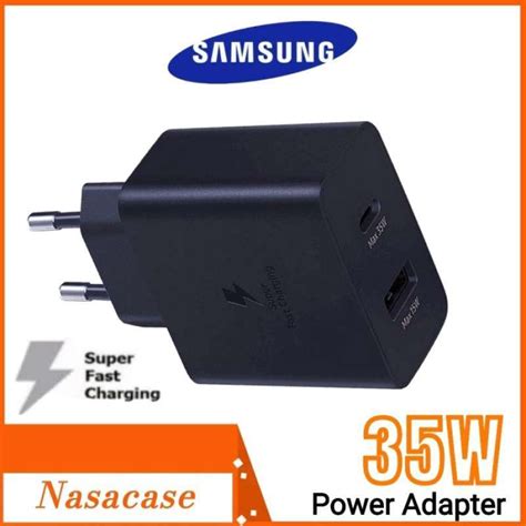 Promo Adaptor Batok Charger Samsung 35w Dual Port Usb Usb C Original 100 Diskon 23 Di Seller