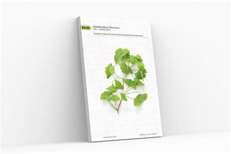 Extraction Of Natural Products With Pressurized Solvent Extraction