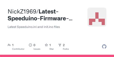 Github Nickz1969 Latest Speeduino Firmware Updates Latest Speeduino