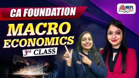 Macro Economics 3rd Class Ca Foundation Mepl Classes Youtube