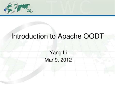 Ppt Introduction To Apache Oodt Powerpoint Presentation Free