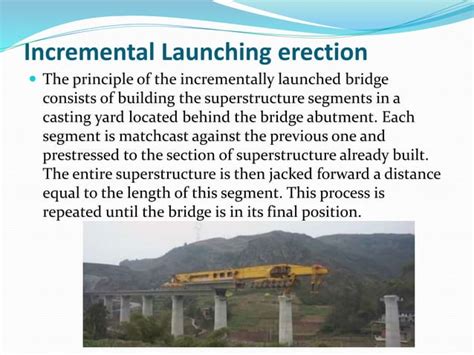 Precast Segmental Construction Of Bridges Pptx Civil Engineering Industry Industries