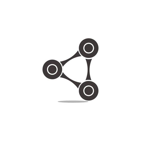 Triangle Strong Bike Chain Linked Geometric Logo Vector 17216656 Vector Art At Vecteezy
