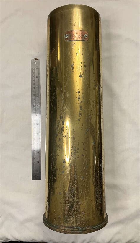 Massive Korean War Brass Shell Casing