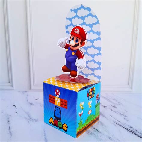 Caixa Cenário Super Mario Elo7 Produtos Especiais