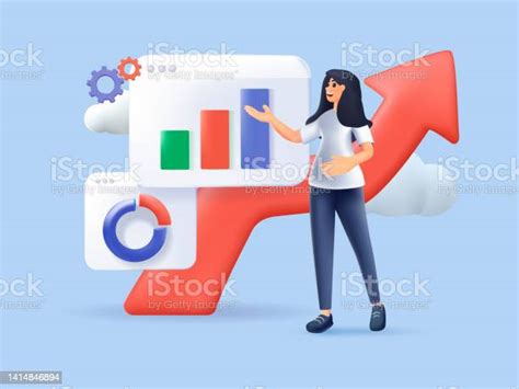 3d 캐릭터는 재정을 관리합니다 개인 또는 기업 예산 계산 및 분석 재정 수입 관리 계약금에 대한 스톡 벡터 아트 및 기타 이미지 계약금 데이터 3차원 형태 Istock