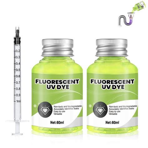 Allony Fluorescent Uv Dye Leak Detection Tracing Dye Green Uv Dye