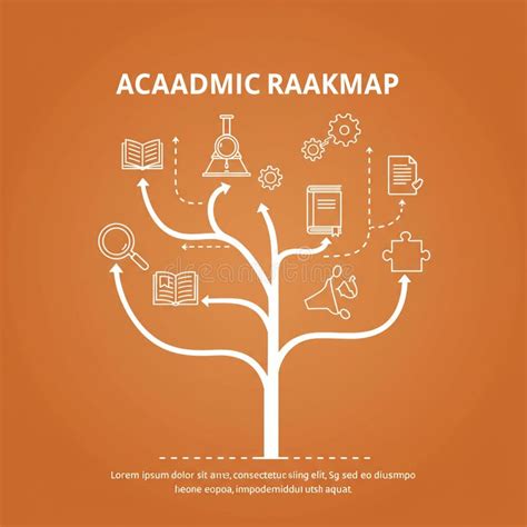Infographic With A Tree Like Structure On An Orange Background