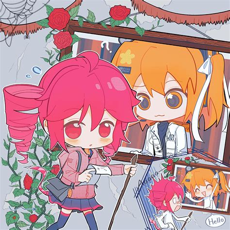 Kimmy6710223 Adachi Rei Kasane Teto A I Voice Utau Highres 2girls 3 Ahoge