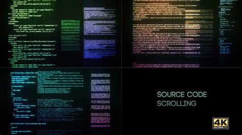 Source Code Scrolling Pack Miscellaneous Motion Graphics Ft Code