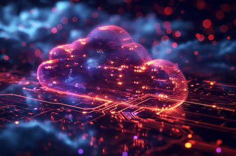 Cloud Storage For Downloading An Isometric Generative Ai Premium Ai Generated Image