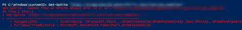Powershell Copy Permissions Get Spsite Cannot Find An Spsite Object With Id Or Url