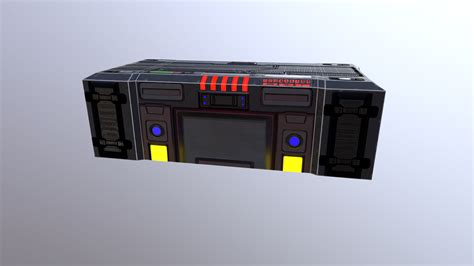 Case Sci Fi Model TurboSquid