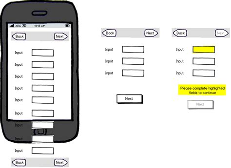 Navigation IOS Multi Step Form And User Input Validation User Experience Stack Exchange