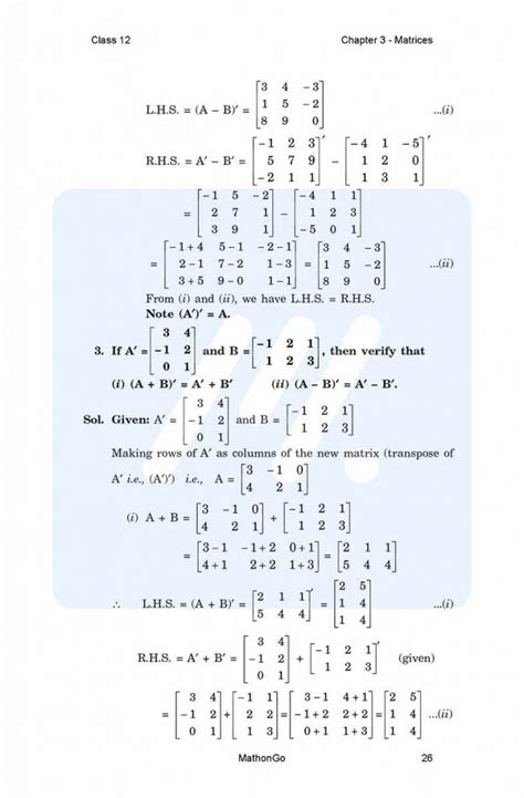 ncert solutions for class 12 maths chapter 3 exercise 3 3 mathongo