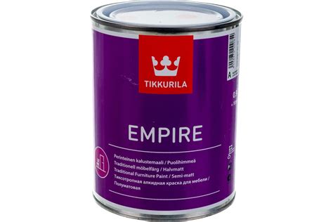 Краска TIKKURILA EMPIRE алкидная для мебели универсальная, полуматовая ...