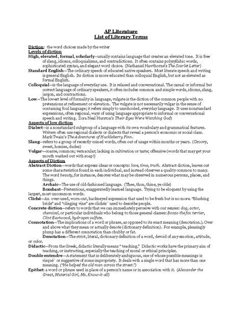 Syntax Literary Term