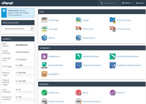 How To Access CPanels Via Your Reseller WHM InMotion Hosting