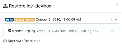 Backup Restore Insufficient Space Xcp Ng And Xo Forum
