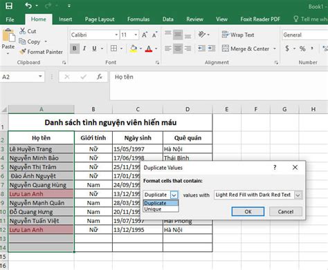 Sử Dụng Remove Duplicate Trong Excel Xóa Dữ Liệu Trùng Lặp