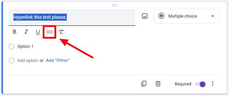 How To Add A Hyperlink To Google Forms