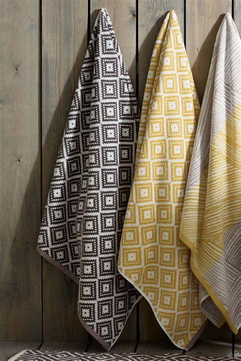 Buy Diamond Geo Towel From The Next Uk Online Shop How To Style
