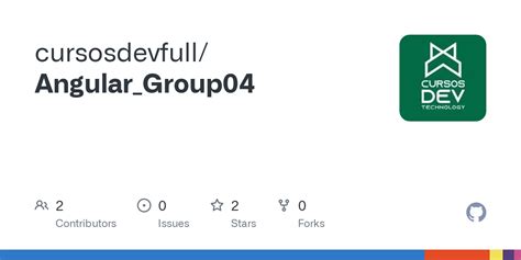 GitHub Cursosdevfull Angular Group