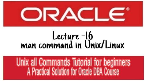 man command in unix linux youtube