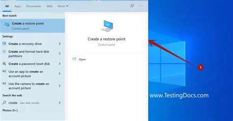 How To Create A Restore Point On Windows 10 TestingDocs