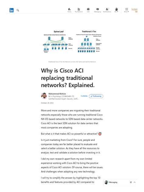Why Is Cisco Aci Replacing Traditional Networks Explained Linkedin