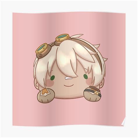 Chibi Bennett Genshin Impact Poster For Sale By RuiRui Redbubble