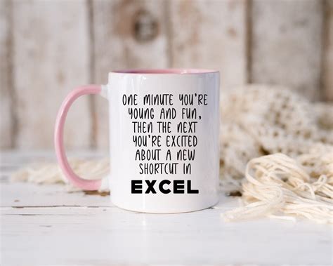 Excel Mug Gifts Funny Excel Mug Spreadsheet Lover Etsy UK