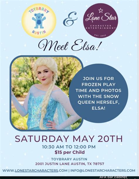Come Meet Elsa Toybrary Austin