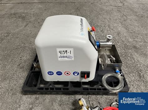 Microfluidics Microfluidizer Model Lm10 Federal Equipment Company Microfluidics Microfluidizer Model Lm10 Federal Equipment Company