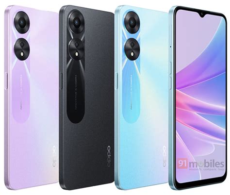 OPPO A G หลดเรนเดอรพรอมสเปก มากบกลองหลงสดแปลก MP MP และชป Dimensity