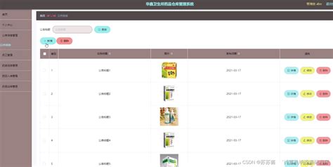 Nodejsvue 华鑫卫生所药品仓库管理系统（附源码程序mysqlexpress） Csdn博客