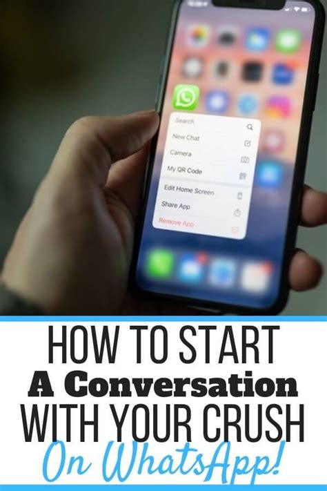 how to start a conversation with your crush on whatsapp tips and ideas