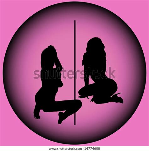 Silhouettes Girls Sexual Poses Without Clothes Stock Vector Royalty Free Shutterstock