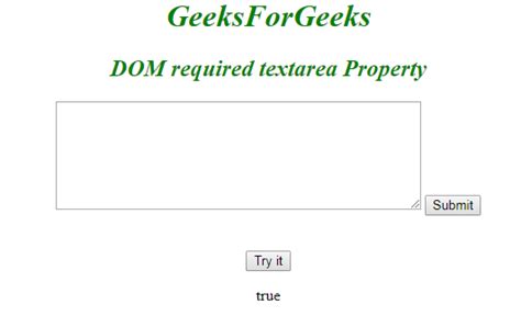 html dom textarea obligatoire propriété stacklima