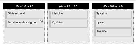 solved 1 sort the following by their approximate pka values