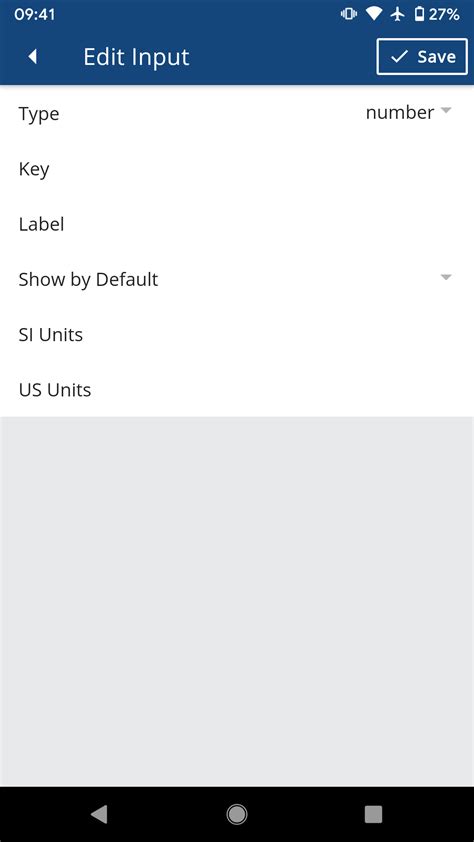 Customize Snapshot Inputs
