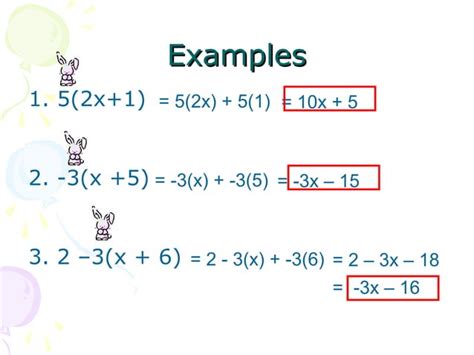 Distributive Property In Algebra Power Point Ppt