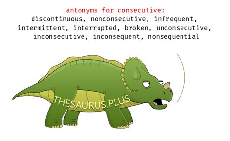 13 Consecutive Antonyms Full List Of Opposite Words Of Consecutive