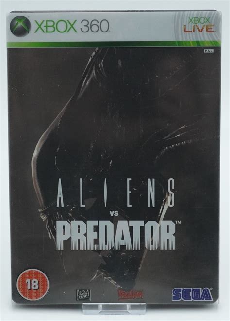 Xbox 360 Aliens Vs Predator Steelbook Pal Complete