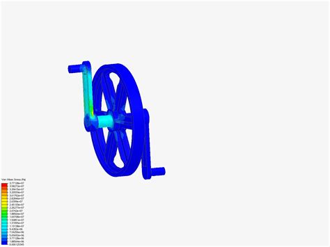 simulation of a crank assembly copy by dnikkorc simscale