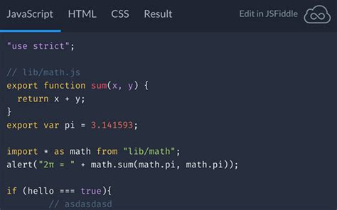 JSFiddle Unveils New Code Embed Styles