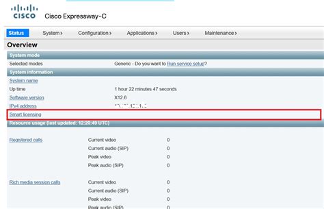 Configure Smart License On Expressway Cisco